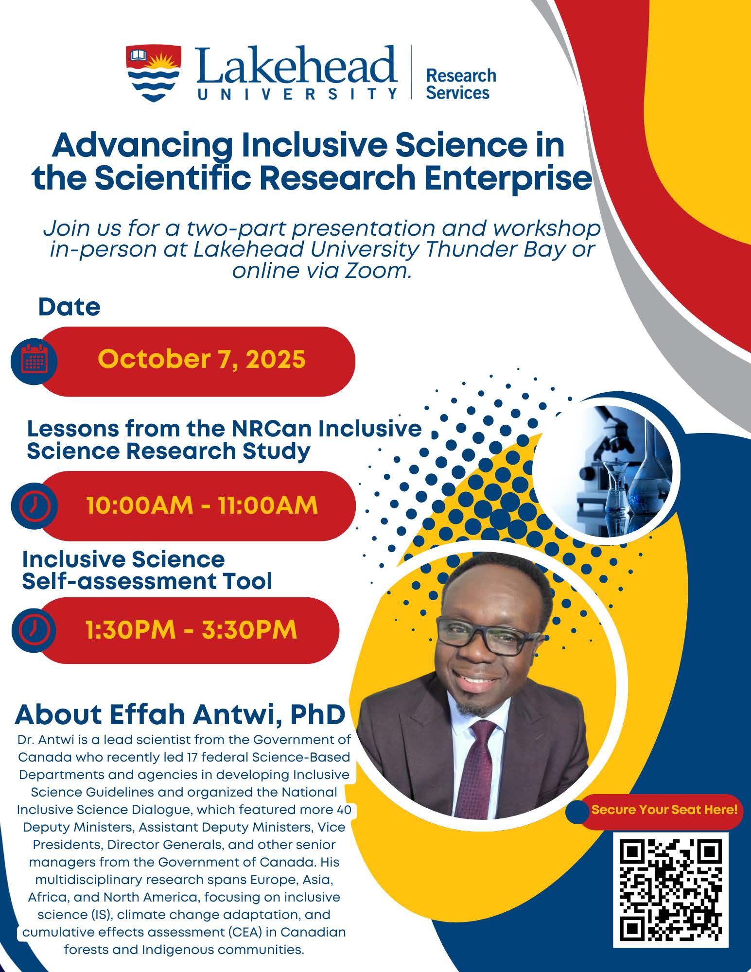 R&I Workshop Series: Advancing Inclusive Science in the Scientific Research Enterprise - Part 1 ...